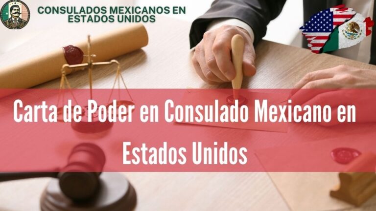 Carta de Poder en Consulado Mexicano en Estados Unidos - ️ RESERVAR ...